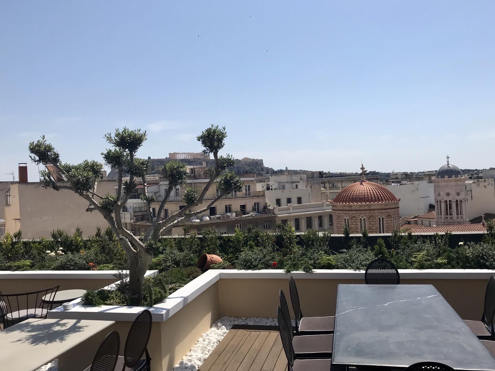 Κατασκευή ταρατσόκηπου σε ξενοδοχείο στο κέντρο της Αθήνας ...